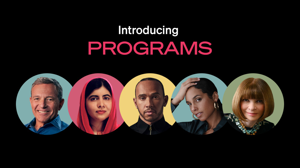 Introducing Programs by MasterClass at Work